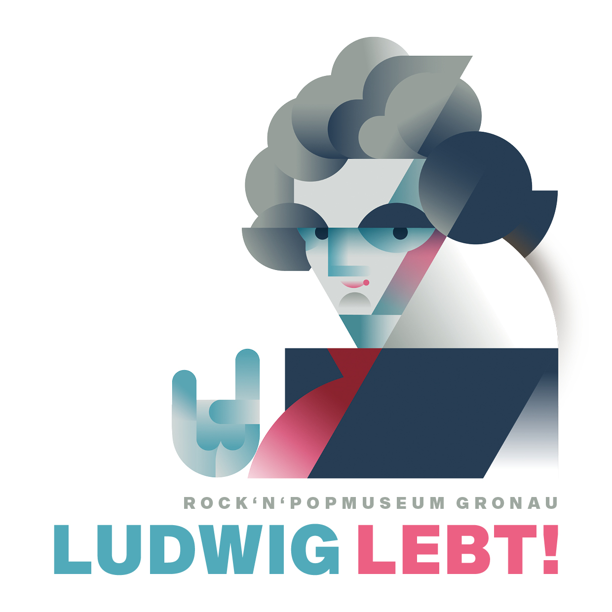 Logo für die Beethoven-Ausstellung im rock’n’popmuseum – Aalhai*